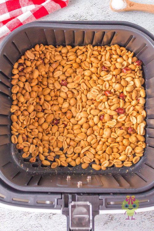 Simple Air Fryer Roasted Peanuts - The Kitchen Bucket List