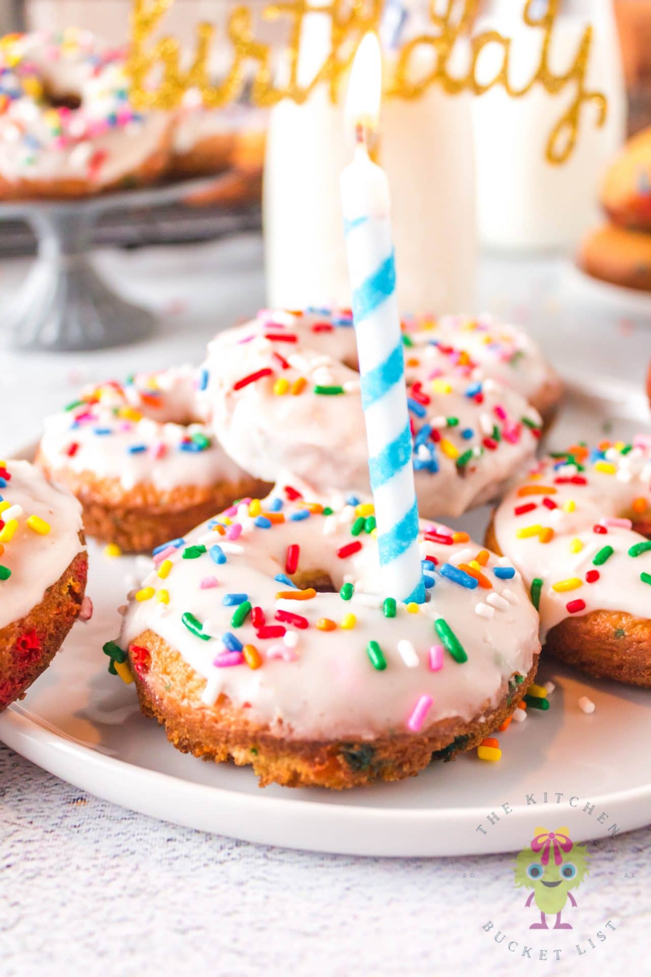 Birthday donuts - The Kitchen Bucket List