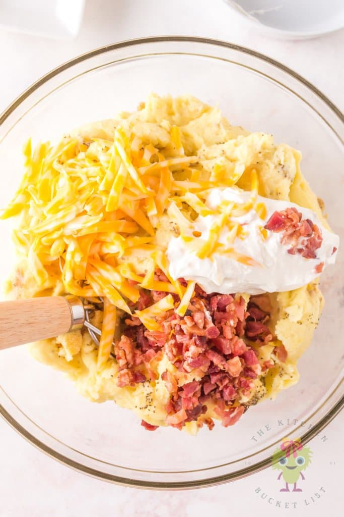 Twice-Baked Mashed Potatoes - The Kitchen Bucket List