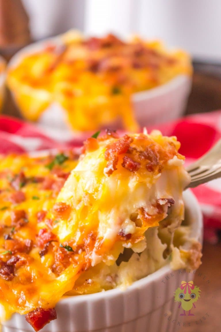 Twice-Baked Mashed Potatoes - The Kitchen Bucket List