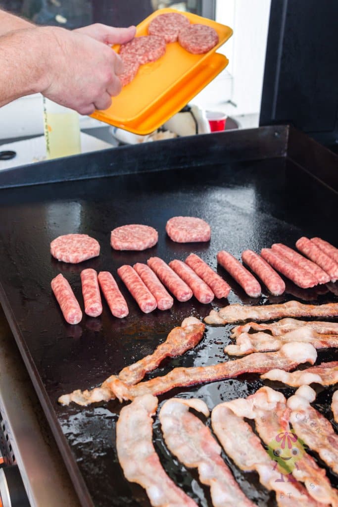 Blackstone Breakfast Meat - The Kitchen Bucket List