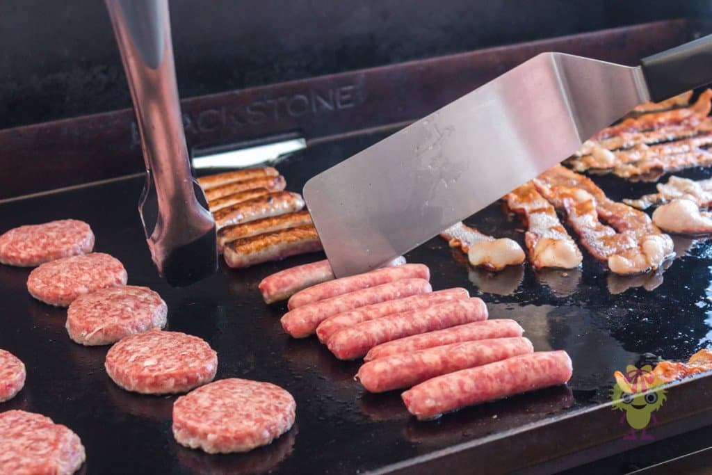 Blackstone Breakfast Meat - The Kitchen Bucket List