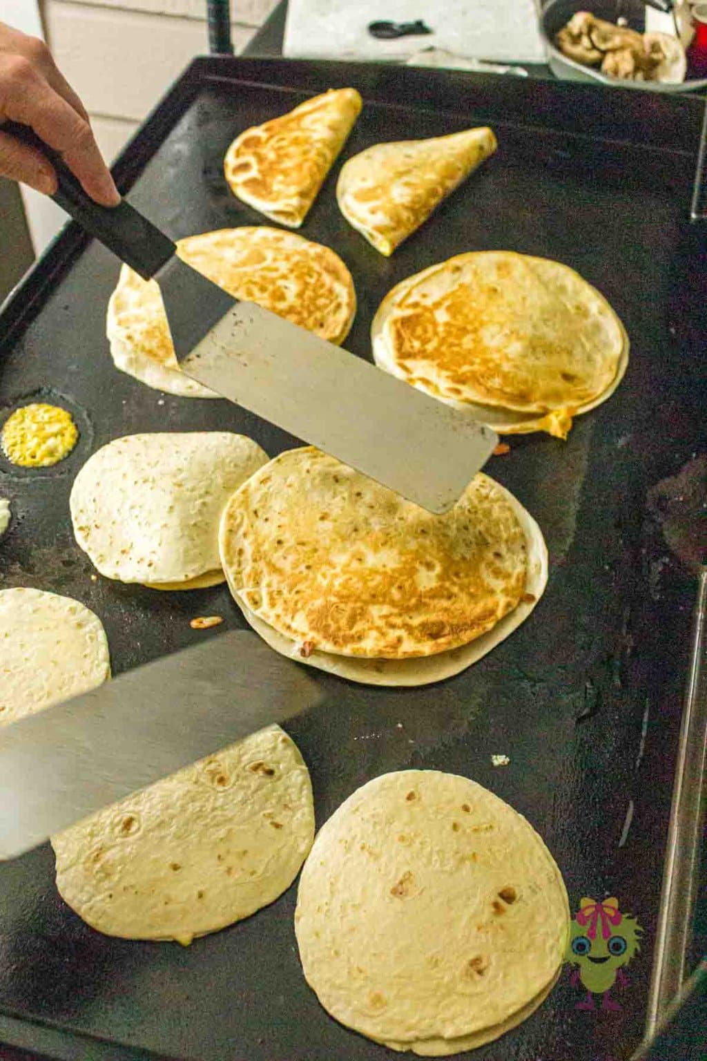 Quesadillas (on the griddle) - The Kitchen Bucket List
