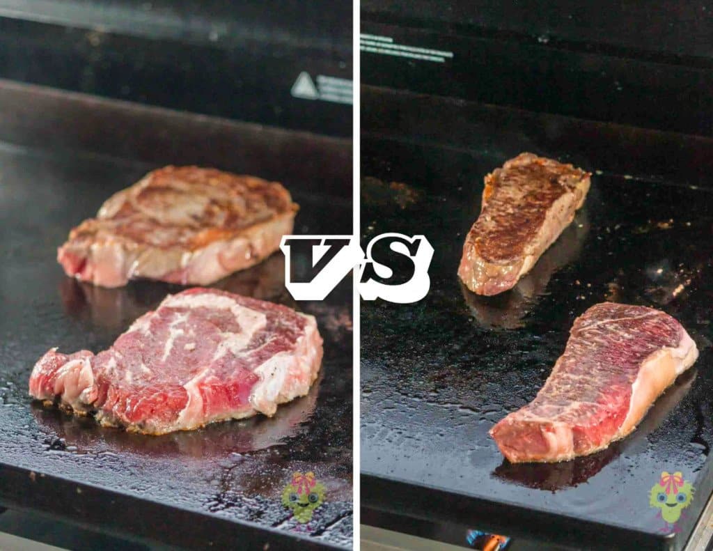 Ribeye vs New York strip steak - The Kitchen Bucket List