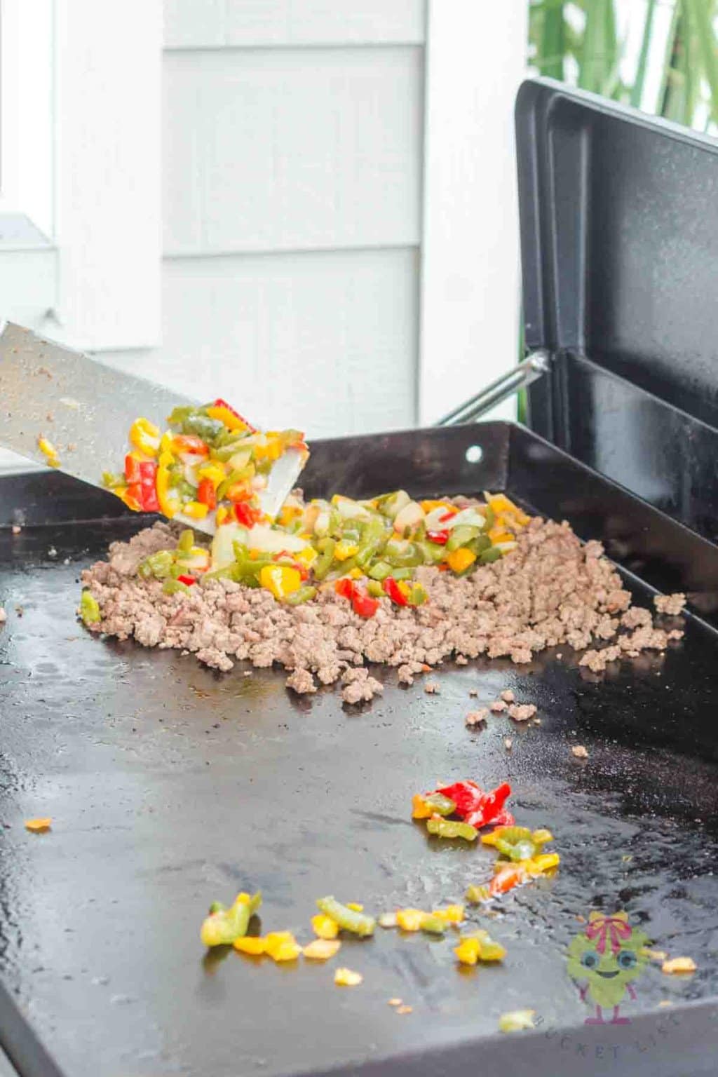 Griddle fried rice - The Kitchen Bucket List