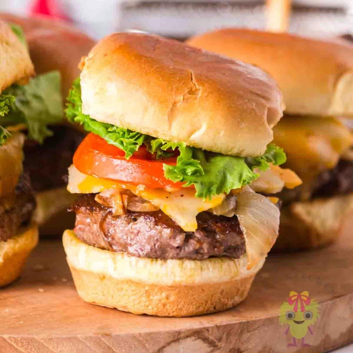 Wagyu beef sliders on the griddle - The Kitchen Bucket List
