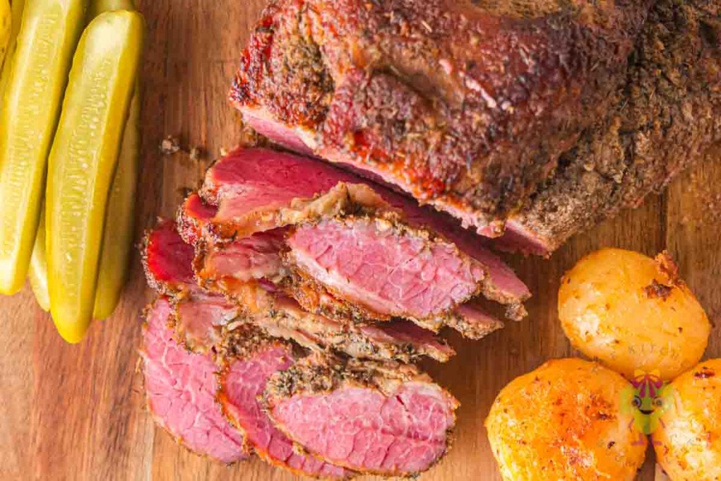 Smoked corned beef brisket - The Kitchen Bucket List